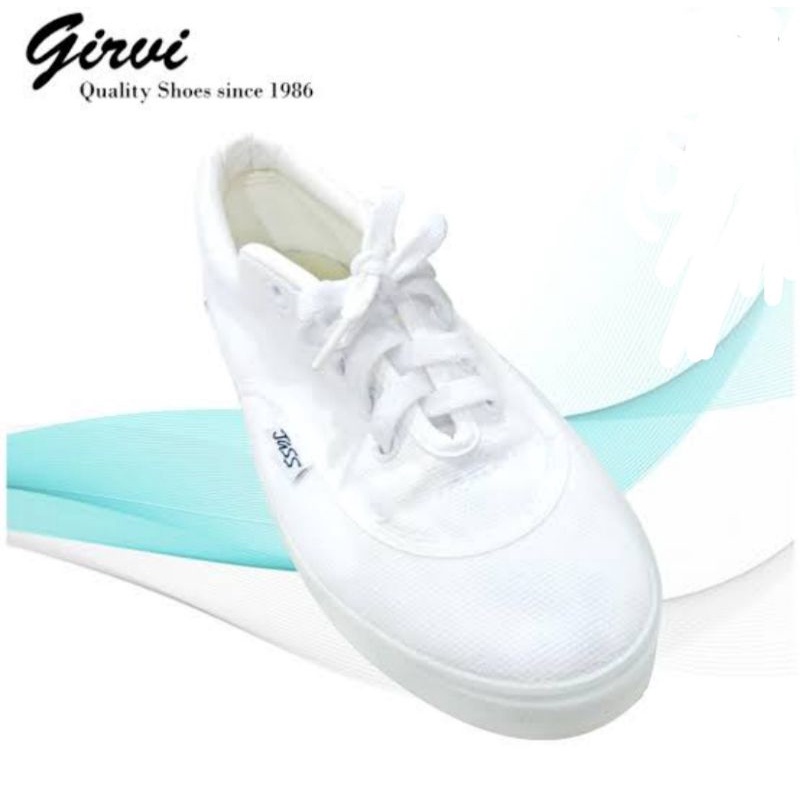Jual SEPATU GIRVI JASS PUTIH/SEPATU PUTIH/SEPATU PERAWAT/SEPATU PUTIH ...