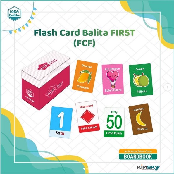 Jual FLASH CARD BALITA FIRST KINSKY / FLASH CARD ANAK / FLASHCARD ...
