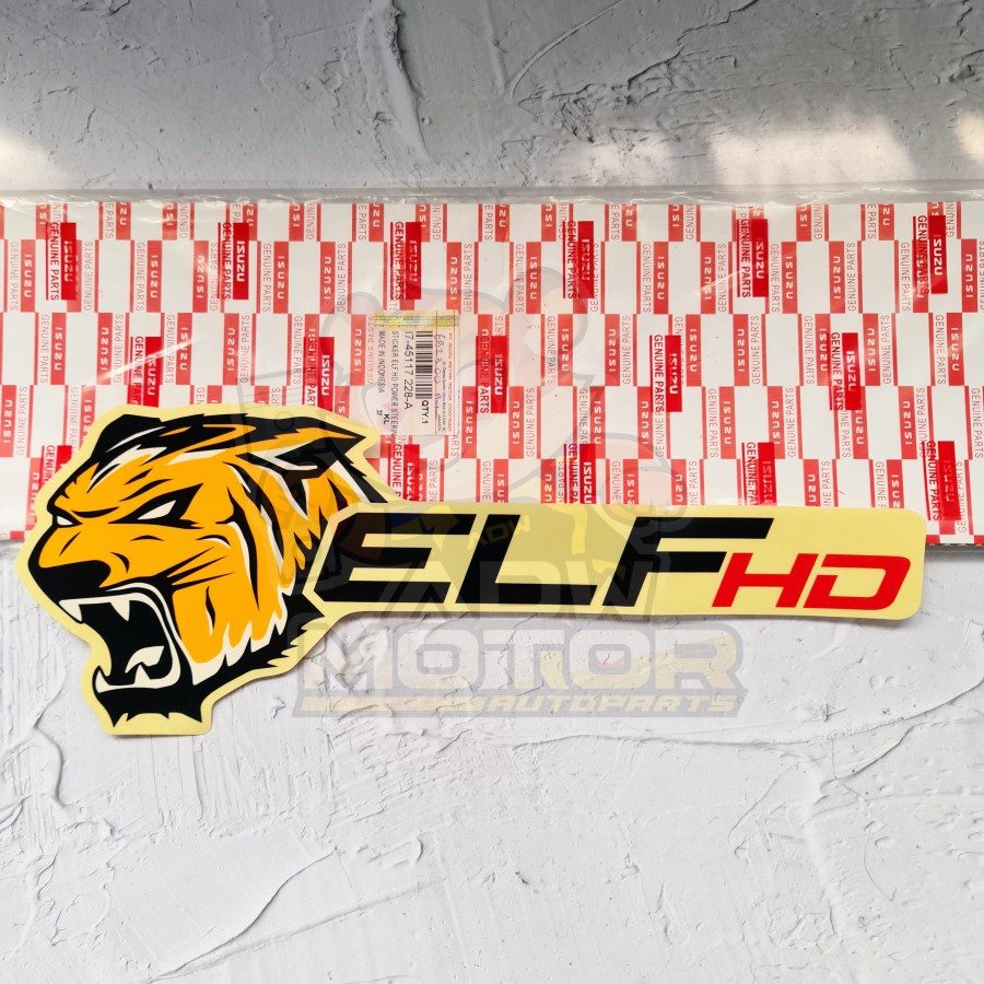 Jual Sticker Stiker Keren Harimau Maung Tiger ELF HD Isuzu 7-45117 228 ...