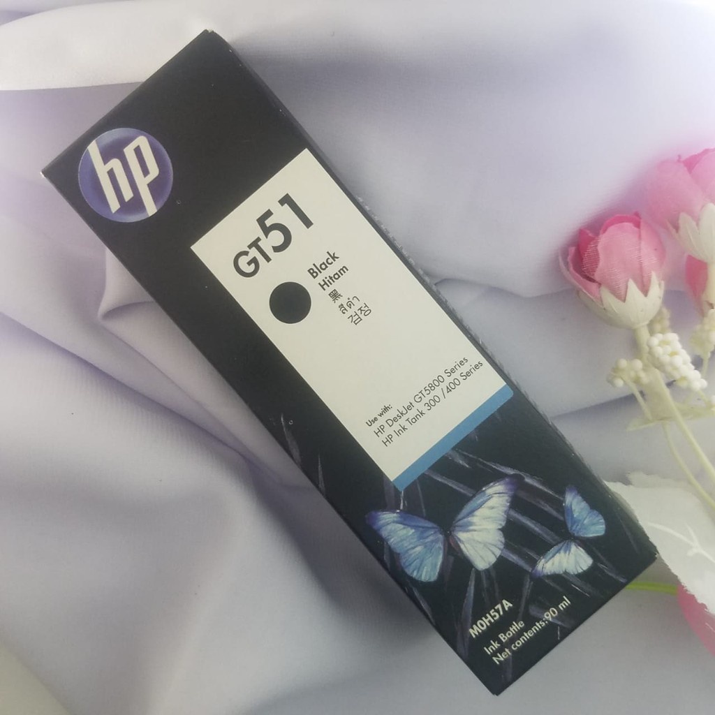 Jual Tinta HP GT51 HP DeskJet GT Series Printer Original Premium Black ...