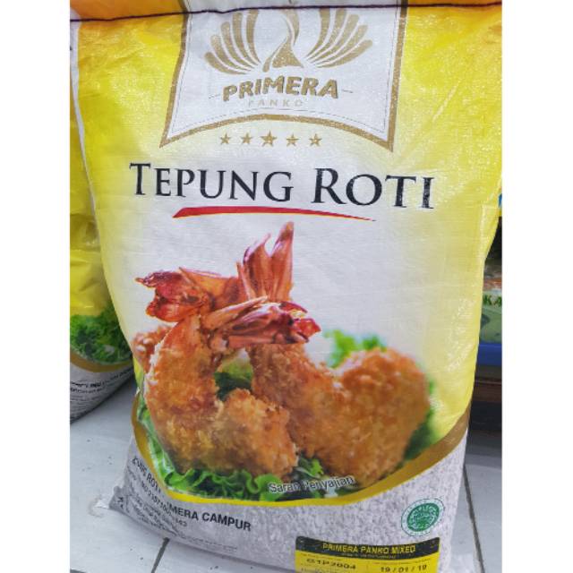 Jual Tepung Roti/ Tepung Panir mix Primera 10kg | Shopee Indonesia