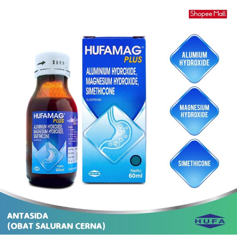Jual HUFAMAG PLUS SIRUP 60 ML | Shopee Indonesia