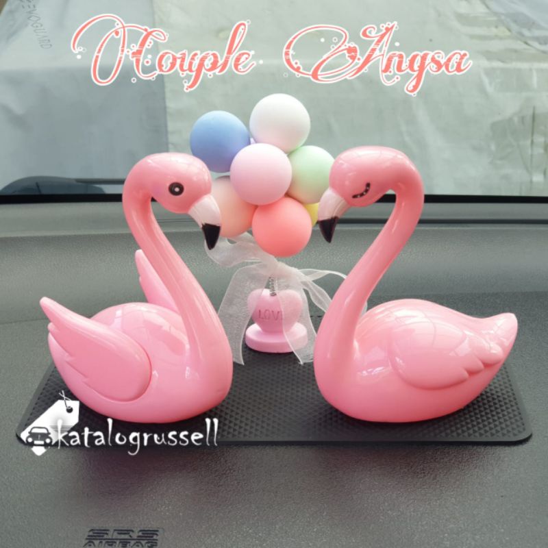 Jual Hiasan Dashboard Mobil Couple Swan (Angsa) | Shopee Indonesia