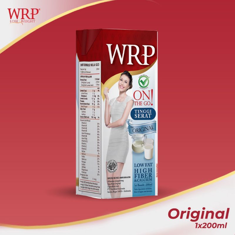 Jual WRP on the Goo 200ML - Susu UHT Rendak Lemak (Susu Diet) | Shopee ...