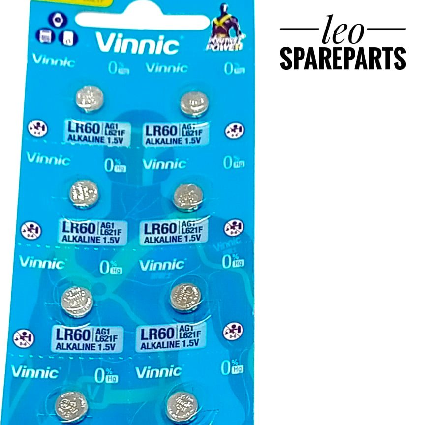 Jual Baterai vinnic LR621F / LR60 / AG1 (1PP-10BIJI ) | Shopee Indonesia