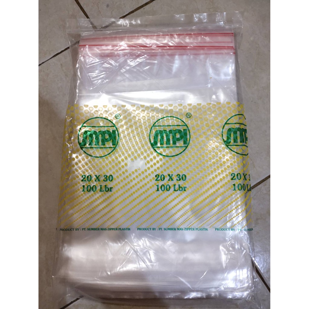Jual Plastik Klip Atau Ziplock Ukuran 30x20 Cm Atau 20x30 Cm Shopee