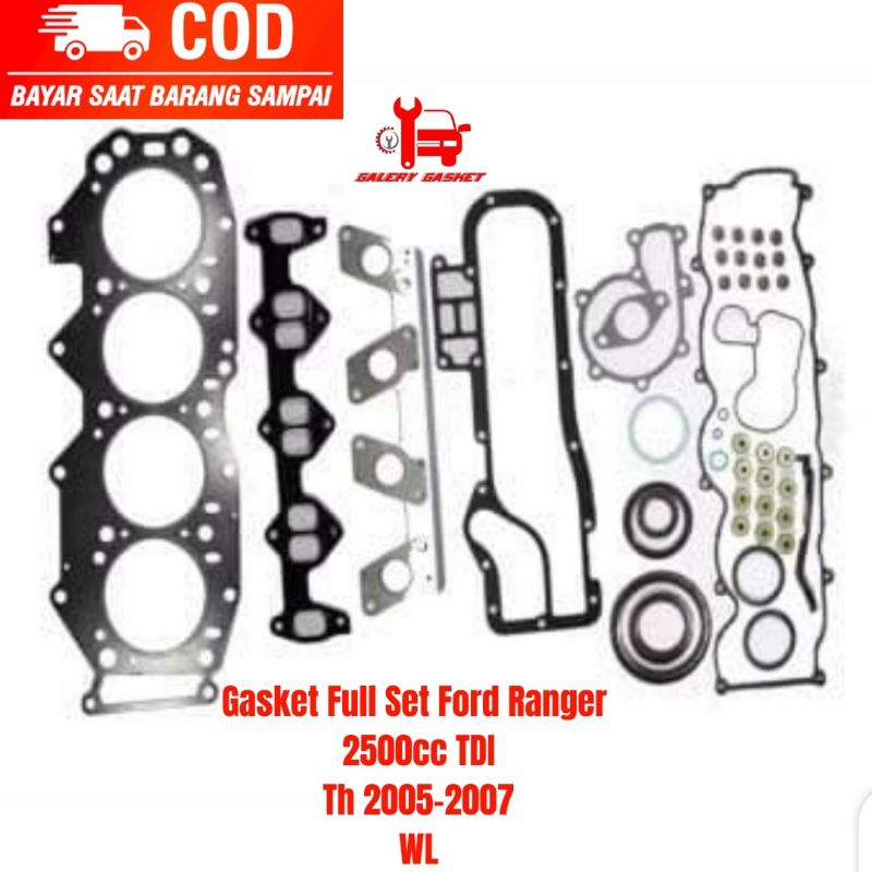 Jual PAKING SET FORD RANGER 2500CC GASKET FULL SET FORD RANGER TDI ...