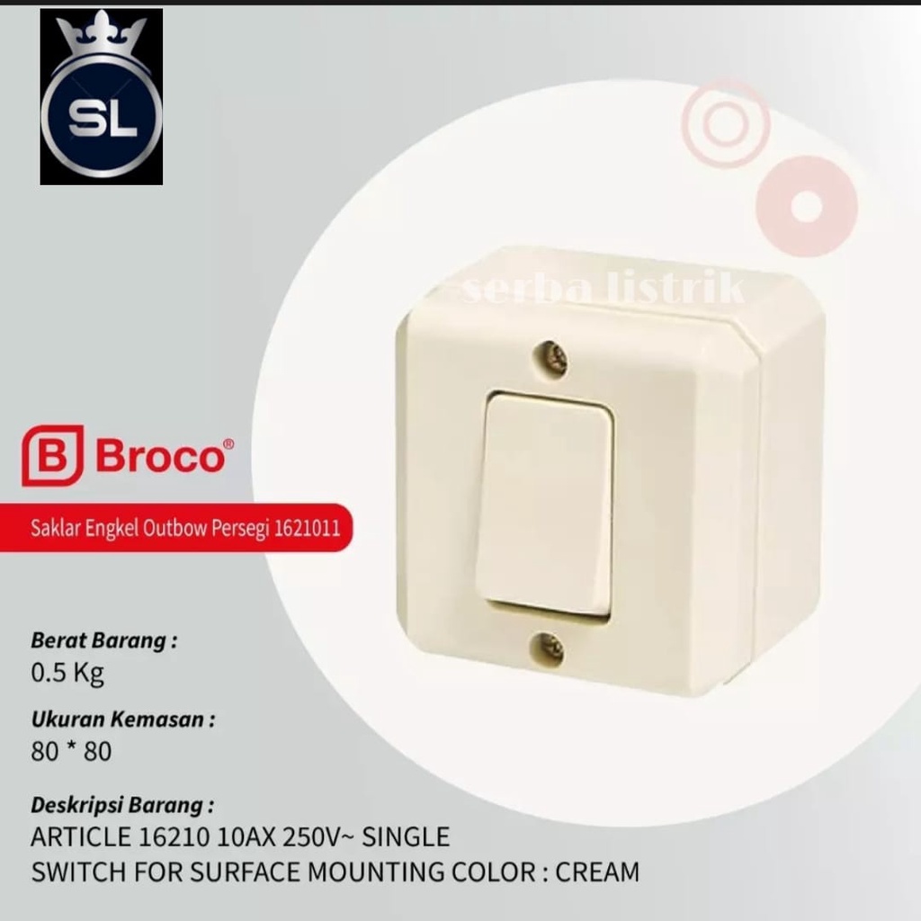 Jual Saklar engkel ob segi BROCO - Outbow saklar engkel segi Broco ...