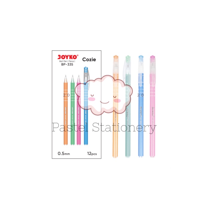Jual Pulpen Pena Joyko Cozie 0.7mm BP-335 - Bolpen Ball Pen Hitam Joyko ...