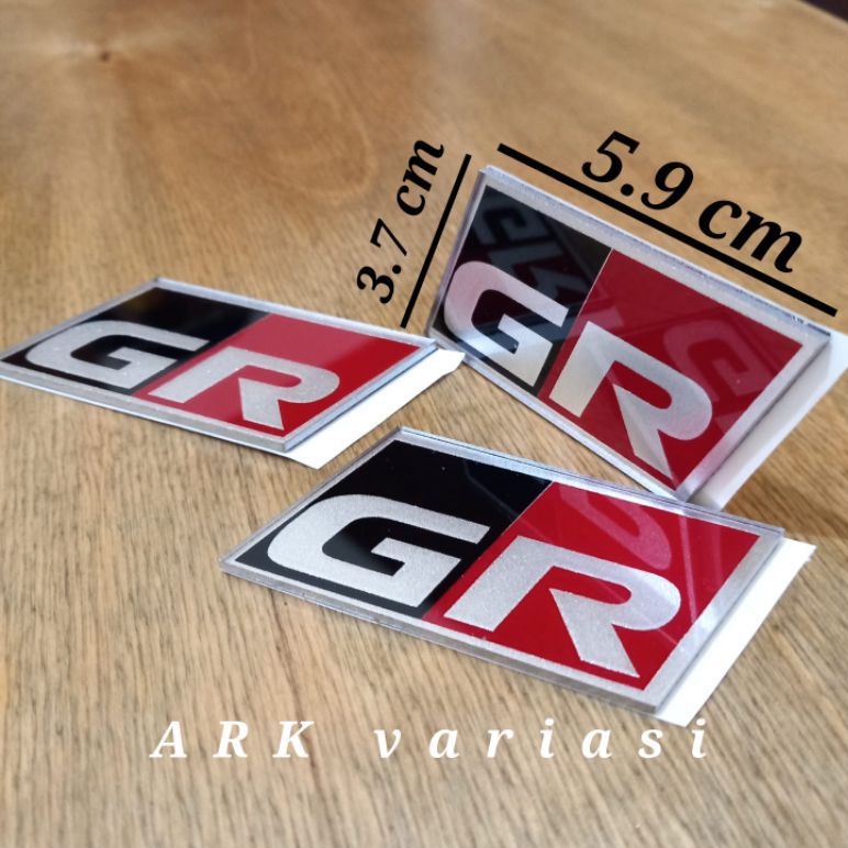 Jual EMBLEM LOGO TULISAN GR TOYOTA EMBLEM GR TOYOTA UNIVERSAL | Shopee ...