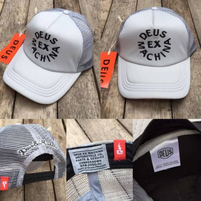 Jual TOPI DEUS EX MACHINA TRUCKER ORIGINAL TOPI JARING TOPI PRIA TOPI ...