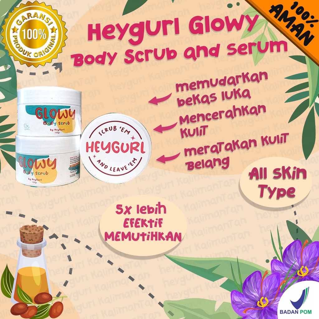 Jual Heygurl hey hi hai hei gurl higurl id Glowy body scrub skrub badan ...