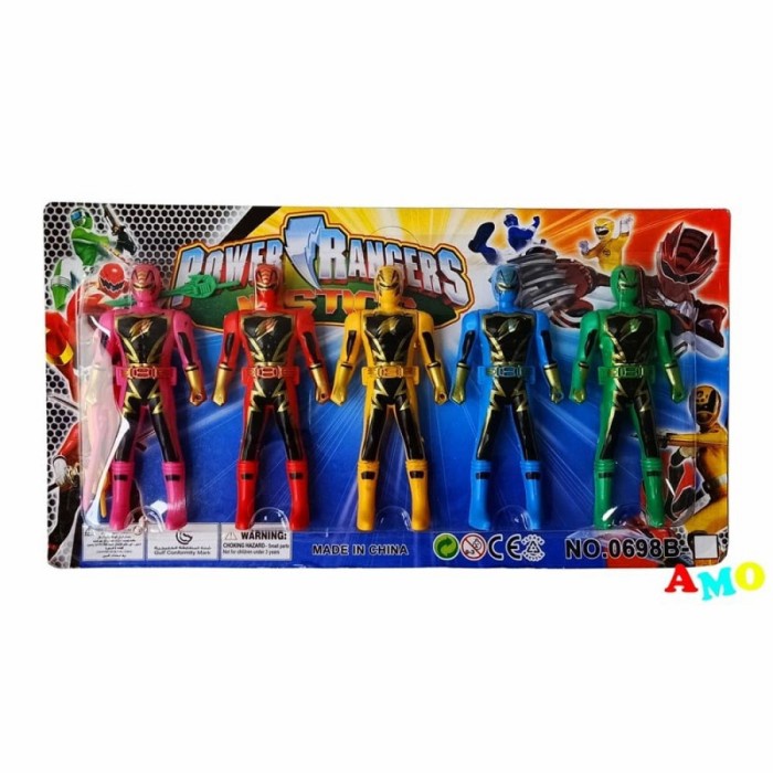 Jual Mainan Power Ranger Justice Anak Robot Power Rangers 5pcs ...