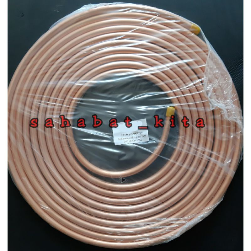 Jual Pipa Tembaga Roll / Copper Tube 1/2" x 15 M | Shopee Indonesia