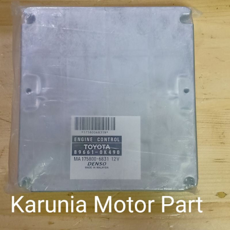 Jual ECU Komputer Computer Toyota Innova Diesel Matic 89661-0K490 ORI ...