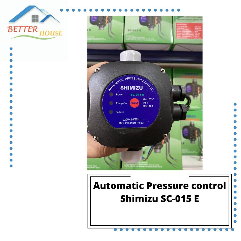 Jual Automatic Pressure control Shimizu SC-015 E Otomatis pompa air shimizu | Shopee Indonesia