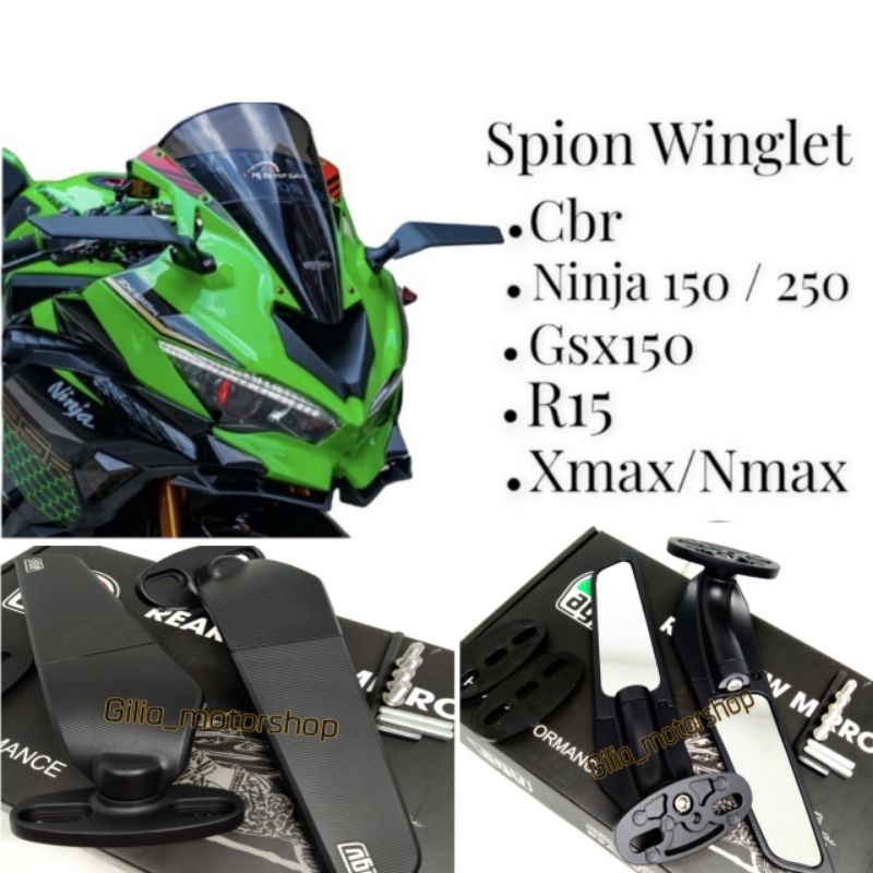 Jual Spion Winglet ZX25R Spion ZX10R AGV Full Cnc Universal Motor Nmax ...