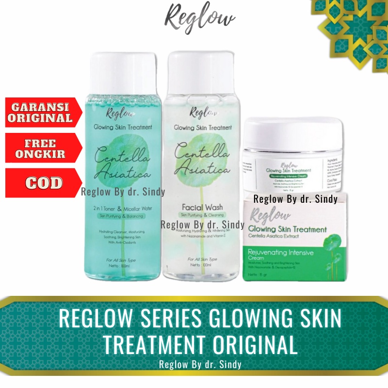 Jual Reglow Skincare Original Re Glow Skin Treatment Glowing Whitening ...
