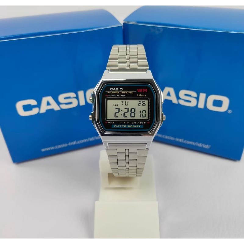 Jual CASIO A159WA DIGITAL ORIGINAL GARANSI RESMI 1 TAHUN | Shopee Indonesia