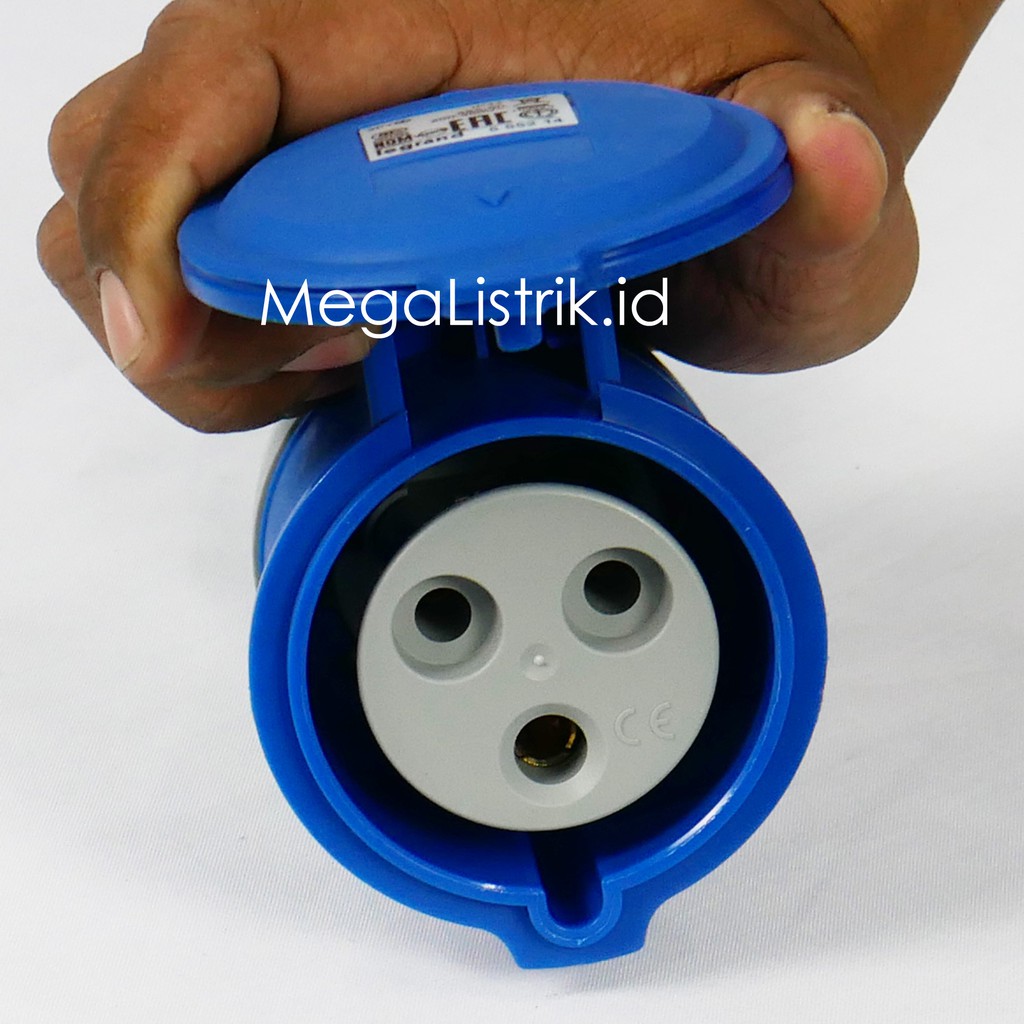 Jual LEGRAND STOP KONTAK INDUSTRIAL MOBILE 3 PIN 32A / SOCKET P17 TEMPRA PRO 2P+E 32 AMPERE ...