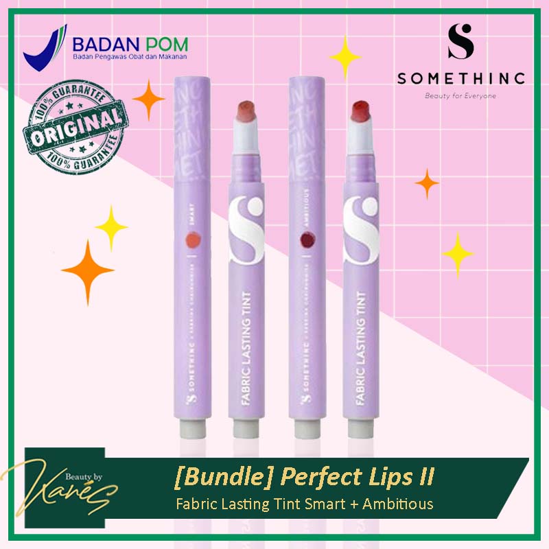 Jual [Bundle] Somethinc x Sabrina Fabric Lasting Tint | Perfect Lips II ...