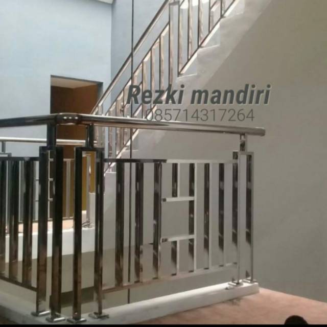 Jual Reling stainles / pagar balkon stainles / reling tangga | Shopee ...