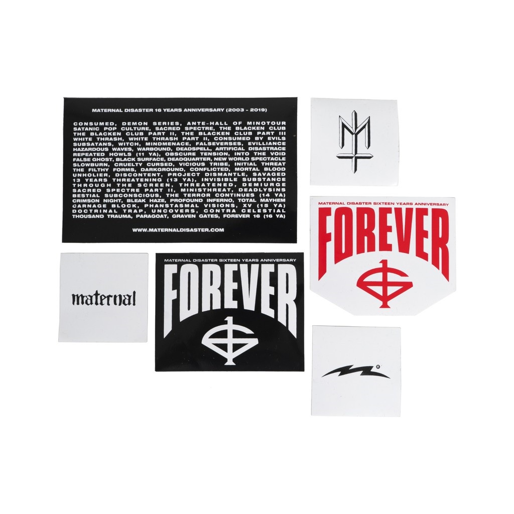 Jual STIKER MATERNAL/Stiker Distro Maternal Disaster Forever | Shopee ...