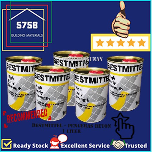 Jual BESTMITTEL Pengeras Penguat Beton Obat Cor Beton Semen 1 Liter ...