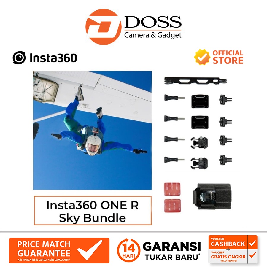 Jual Insta360 Sky Dive / Insta360 Insta 360 Sky Bundle for One R & One ...