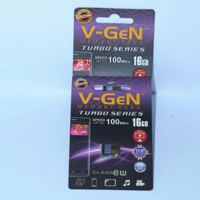 Jual Memori card V-Gen 16gb turbo kelas 10 | Shopee Indonesia