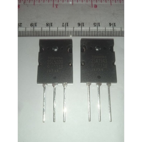Jual TRANSISTOR TOSHIBA 2SA1943 2SC5200 A1943 C5200 | Shopee Indonesia
