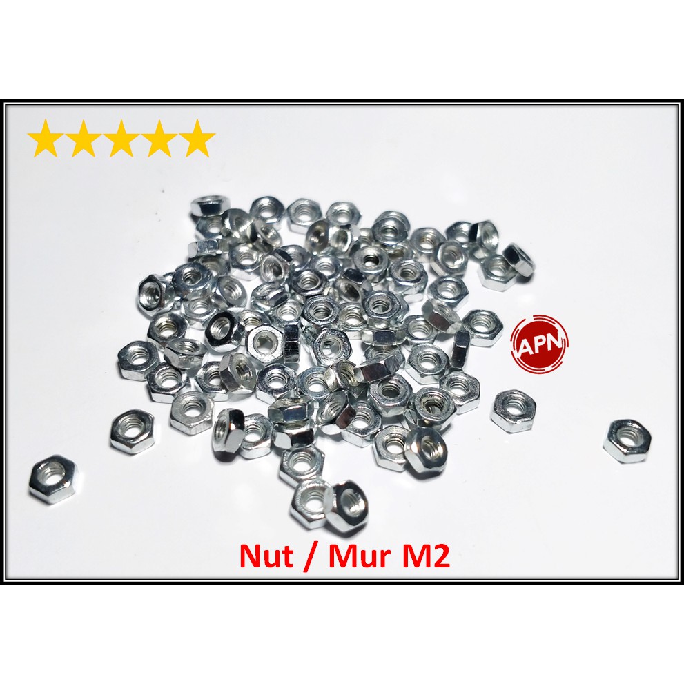 Jual Mur 2mm / mur m2 / nut m2 | Shopee Indonesia