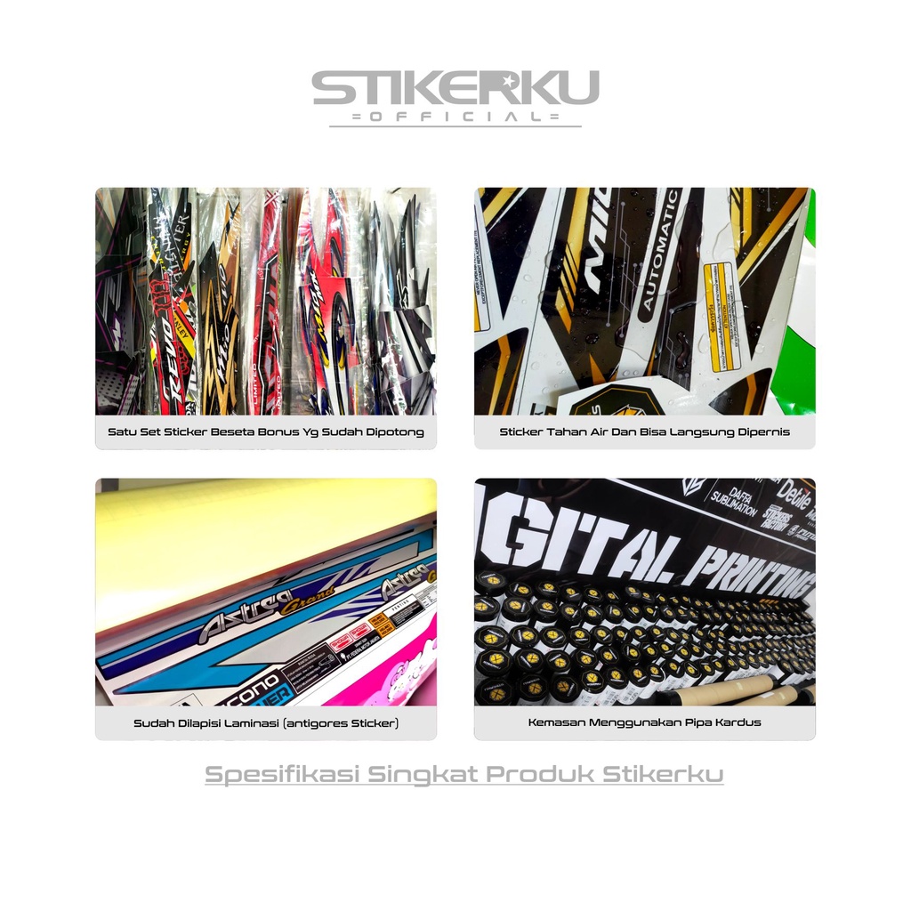 Jual STRIPING SOUL GT 115 BLUECORE MOTIF 2 TAHUN 2014 / GEN 2 / MIO ...