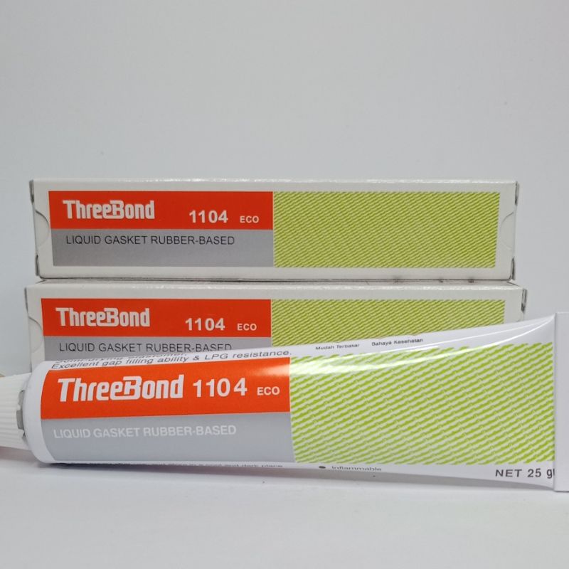 Jual Lem Threebond 1104 liquid gasket rubber based 25Gram | Shopee ...