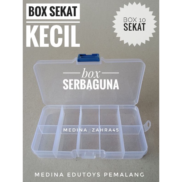 Jual Box Sekat Kecil (tutup biru) | Shopee Indonesia