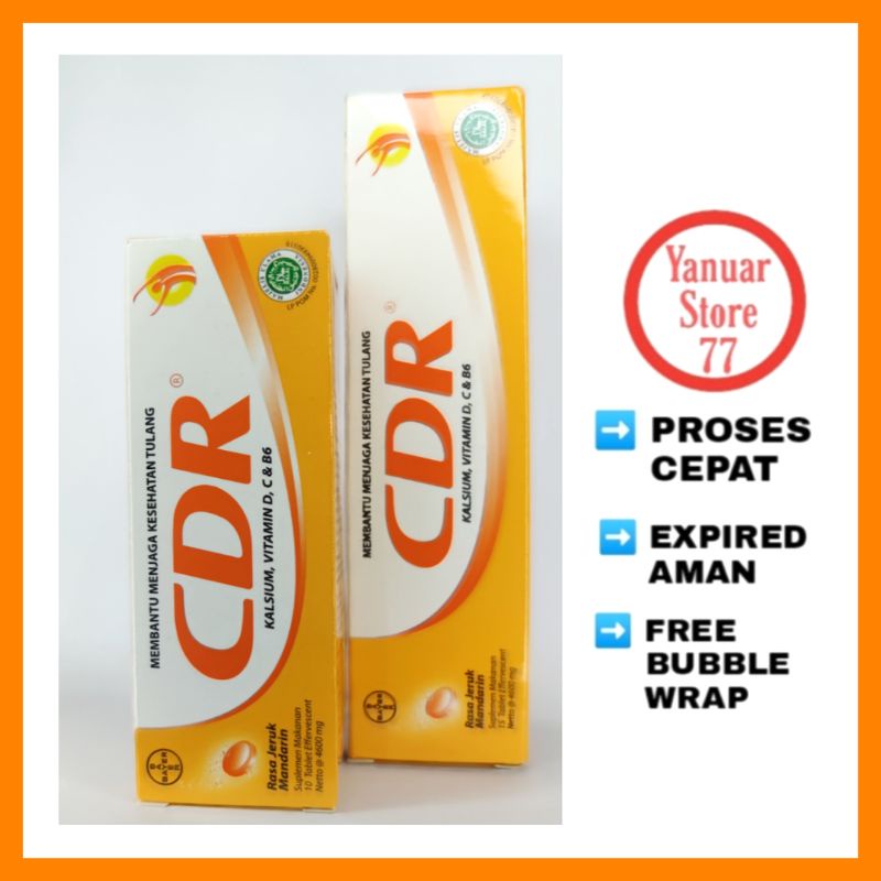 Jual CDR Effervescent Vitamin C isi 10 dan 15 | Shopee Indonesia