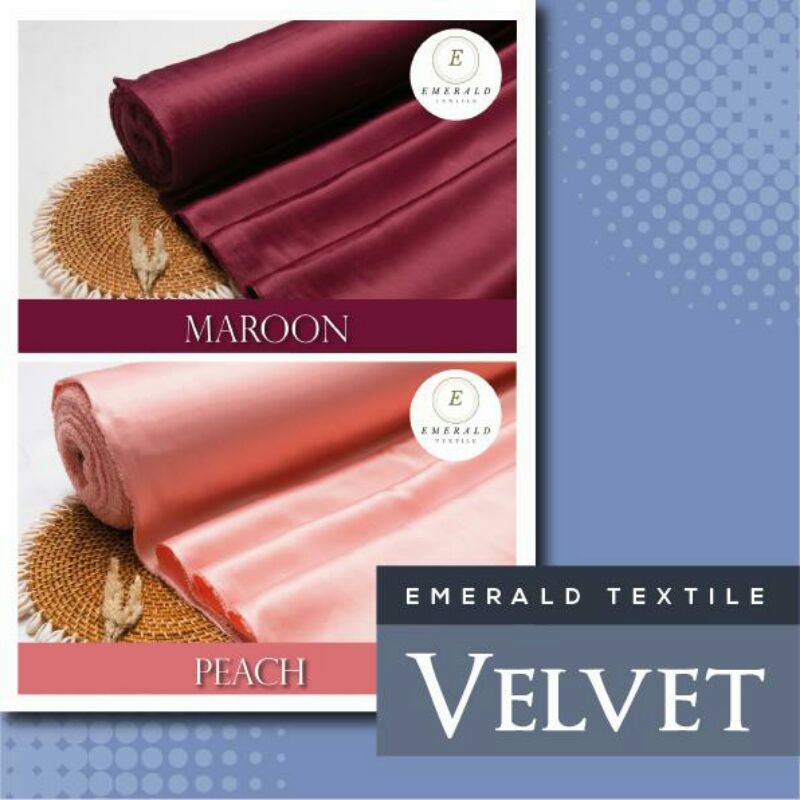 Jual ( BUKAN HIJAB ) SETENGAH METER Kain Satin Velvet Roberto Cavalli ...