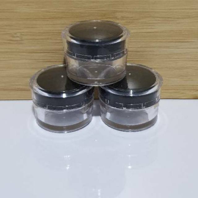 Jual POT 5 Gram AKRILIK Hitam NATURAL Kemasan 25 Pcs @ Rp 1500 | Shopee ...