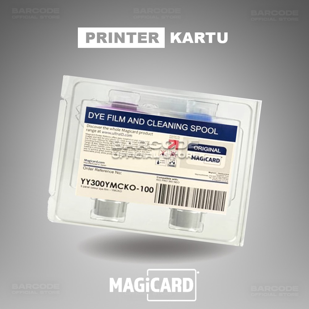 Jual RIBBON COLOR MAGICARD NOVA Dye Film and Cleaning Spool YY300YMCKO ...