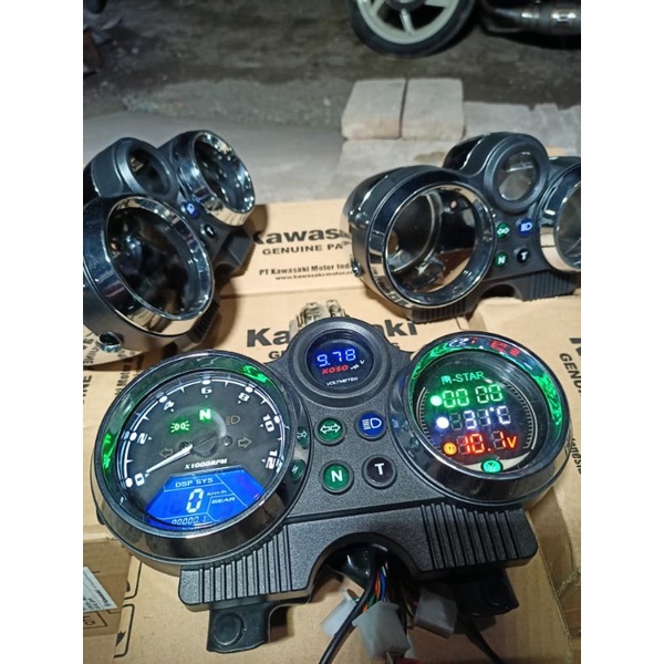 Jual Speedometer Speedo Kawasaki Ninja SS R New Digital Set Lampu ...