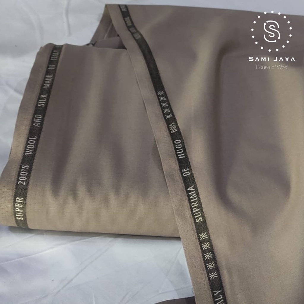 Jual Suprima de Boss Kain Bahan Seragam & Jas Wedding Semi Wool Doff ...