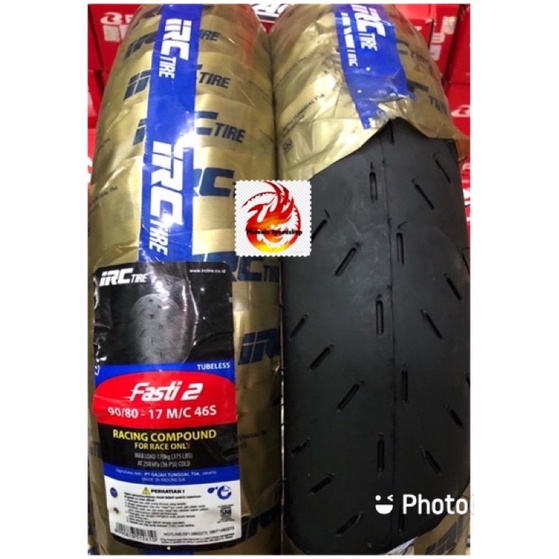 Jual Ban Balap IRC Fasti 2 ukuran 90/80-17 (Softcompound) (Tubeless ...