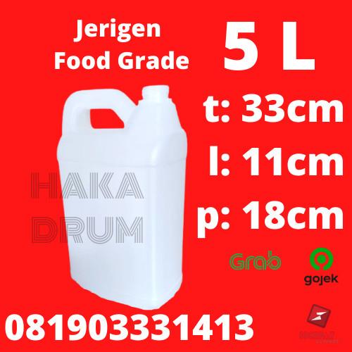 Jual Termurahhh!! Jerigen Plastik Baru 20 25 30 Liter L Dirigen Putih ...