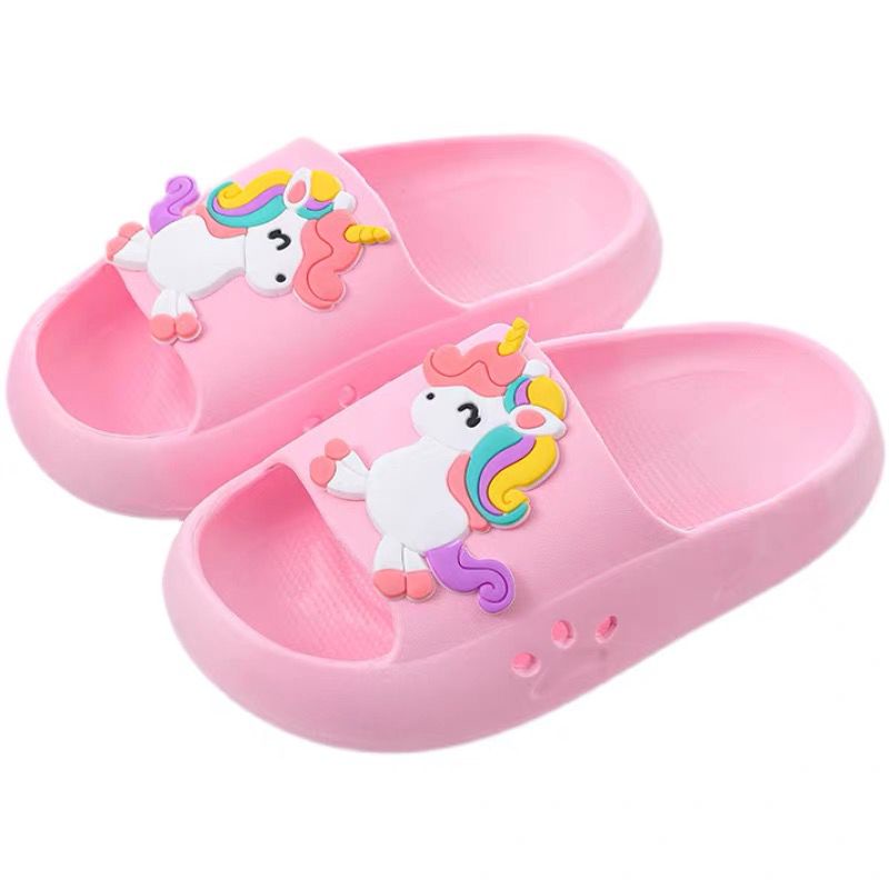 Jual SANDAL RUMAH SLOP KUDA PONY UNICORN PINK SEPATU KAMAR ANAK DEWASA ...