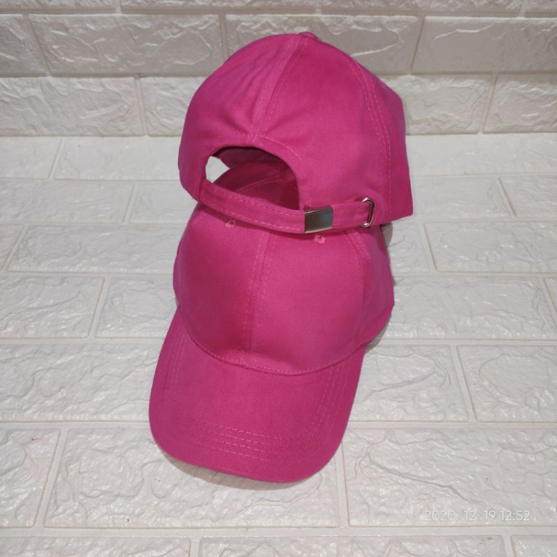 Jual topi polos bahan Rafael denim pengatur ukuran cakop jepit | Shopee ...