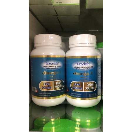Jual omega 3 excelife 90+90 capsule twinpack | Shopee Indonesia