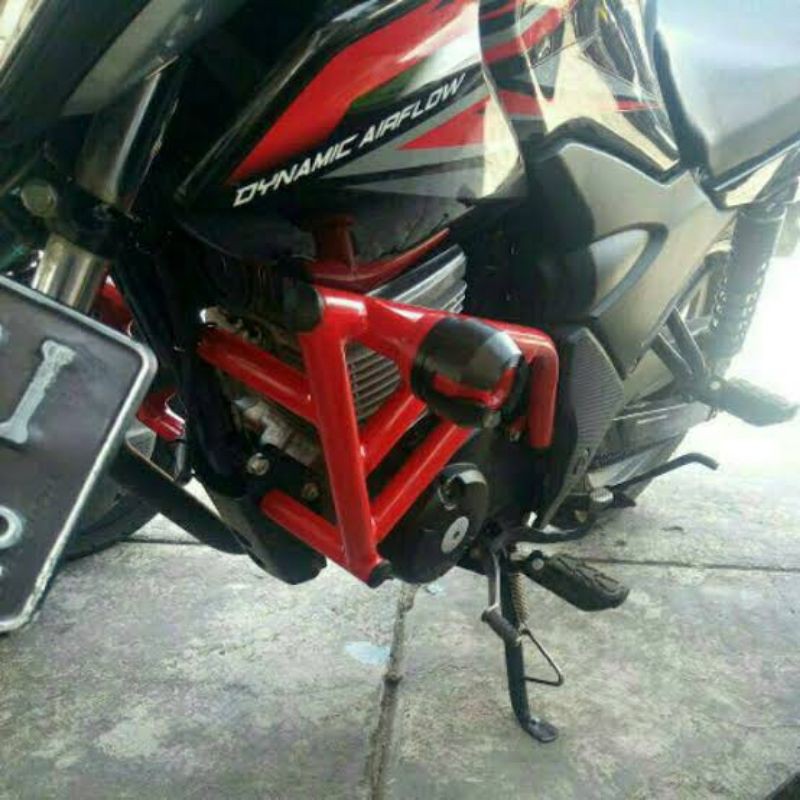 Jual crashbar engine guard teralis pelindung mesin honda cb150 verza ...