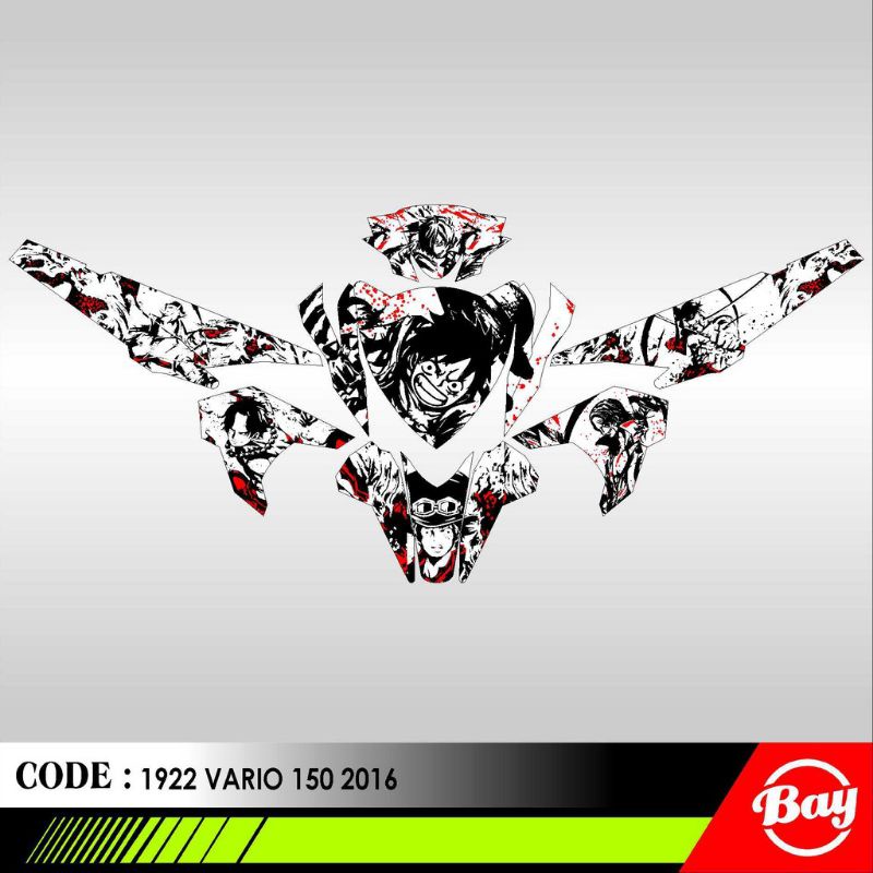 Jual Decal Sticker Vario 150 / 125 Led 2016 Full Body sticker honda ...