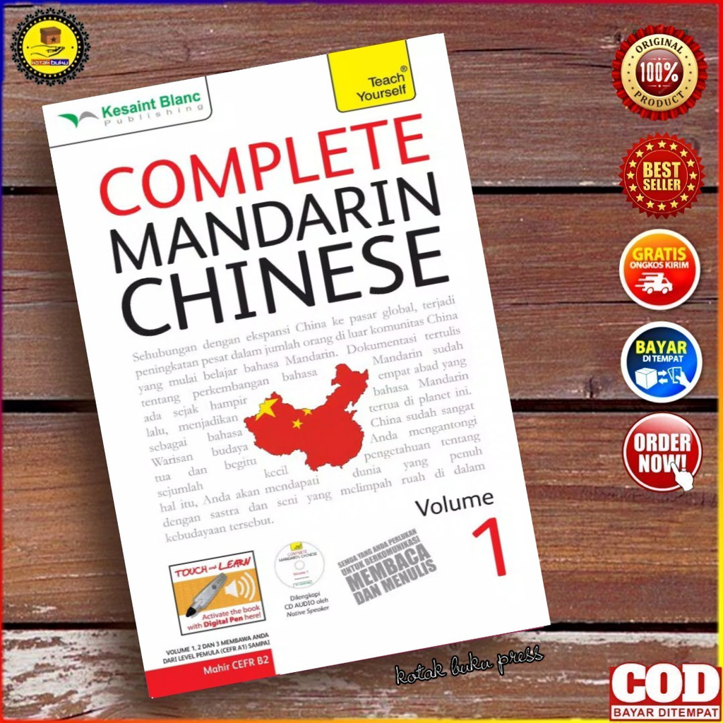 Jual BAHASA MANDARINCOMPLETE MANDARIN - CHINESE VOL 1 CD AUDIO | Shopee ...