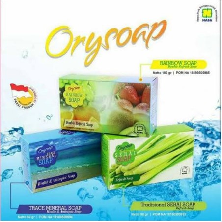 Jual Jual ory soap Sabun Sereh Tracemineral Rainbow / Pelangi Nasa ...